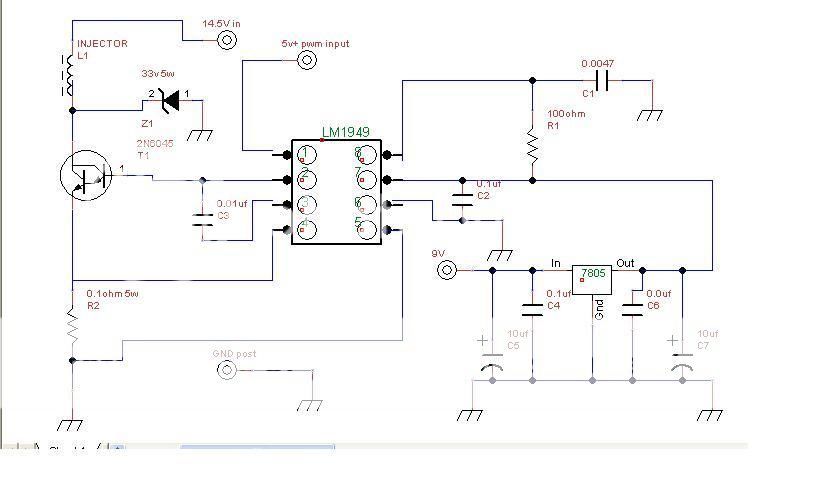 Injector Driver Circuit; improvment or good to run | All About Circuits